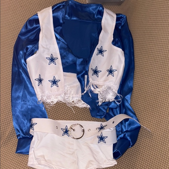 Other | Dallas Cowboys Cheerleaders Uniform Costume Set | Poshmark